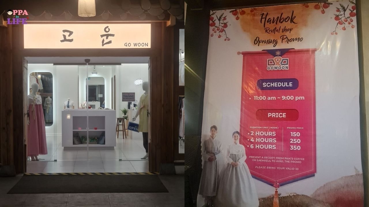 K-Culture Krawl: Go Woon Hanbok Rental Shop in Glorietta Makati - Oppa ...